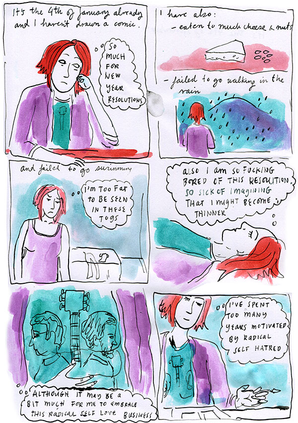 Self Esteem Comic Artist Creates Humorous Comics Packed With